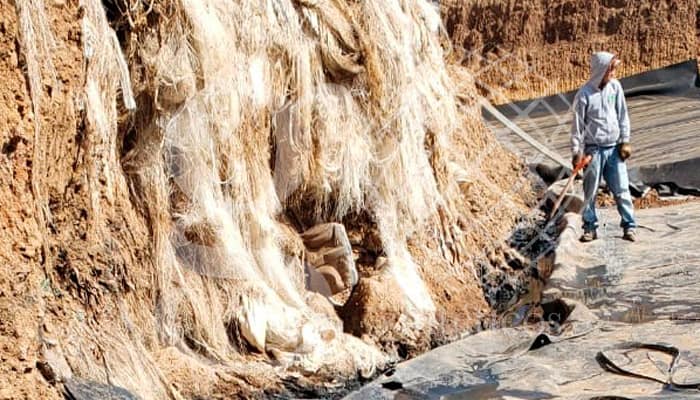 Instalación de talud vertical en Tlaxcala, México. - Geosintéticos ...